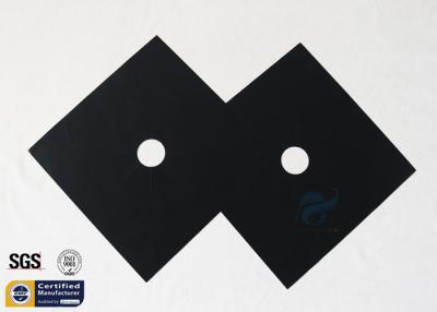 China PTFE Coated Fiberglass Fabric Stovetop Burner Protector Non Stick Oil Resistant for sale
