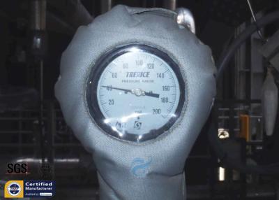 China Grey Thermal Insulation Cover for Transmitters - 25mm Fiberglass Material with 800°C Heat Resistance for sale
