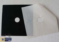 China PTFE Fiberglass Fabric Reusable Stovetop Burner Protectors 27X27CM Beige 260℃ for sale