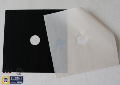 China PTFE Fiberglass Fabric Reusable Stovetop Burner Protectors 27X27CM Beige 260℃ for sale