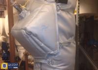 China Removable Fiberglass Thermal Insulation Cover - 25mm Thick, 800°C Rated for Valves, Pumps & Chillers for sale