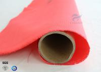 China Anti Corrosion 0.45mm 160g 2Sides Coating C-glass Silicone Coated Fiberglass Fabric for sale