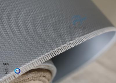 China Alkali Free 590g Satin Weave Waterproof Silicone Coated Fiberglass Fabric 0.5mm for sale