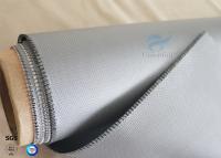 China 510g Waterproof  260℃ Heat Resistant Gray Silicone Coated Fiberglass Fabric 0.45mm for sale