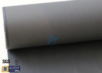 China Fiberglass Fabric Black Acrylic Coated 260G 0.2MM Welding Blanket Materials for sale
