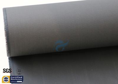China Fiberglass Fabric Black Acrylic Coated 260G 0.2MM Welding Blanket Materials for sale