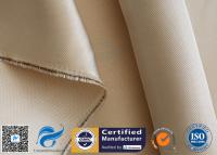 China Brown Color Heavy Duty 1472 ℉ Fiberglass High Silica Fabric 0.7mm Thickness for sale