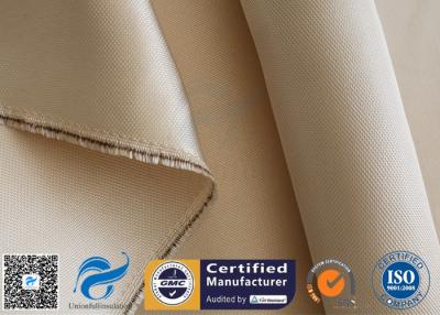 China Brown Color Heavy Duty 1472 ℉ Fiberglass High Silica Fabric 0.7mm Thickness for sale
