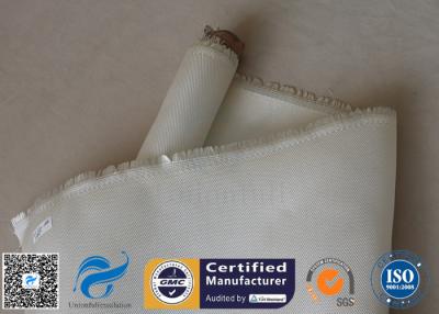 China 8HS High Temperature Fiberglass High Silica Cloth White For Fire Blanket for sale