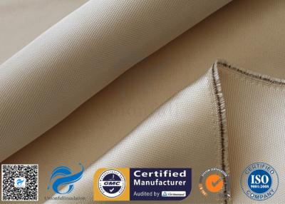 China 800℃ 600g Brown High Silica Cloth Fiberglass Fabric For Fire Blanket for sale