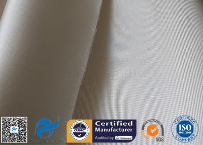 China 35oz 1.3mm Satin Fiberglass High Silica Fabric For 1200℃ Fire Welding Blanket for sale