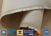 China 800℃ Brown High Silica Fabric 1150GSM 1.2MM , High Temperature Fiberglass Cloth for sale