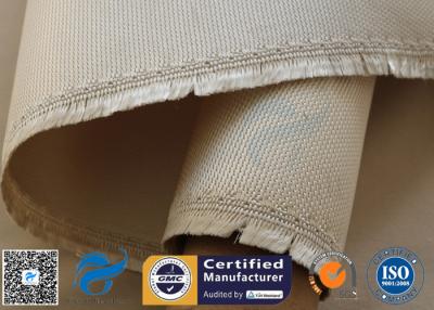 China 800℃ Brown High Silica Fabric 1150GSM 1.2MM , High Temperature Fiberglass Cloth for sale