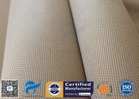 China 1150gsm 1.2mm Brown High Silica Fabric Thermal Insulation Material for 800°C Continuous Heat Resistance for sale