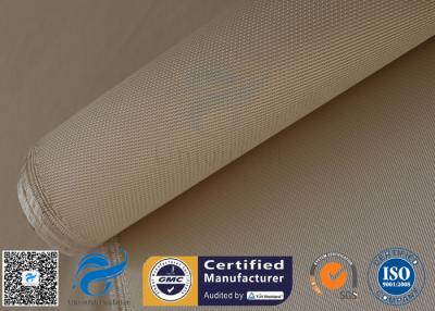 China High Temperature Silica Fabric 34oz 1.2mm Brown Welding Spark Heat Protection for sale