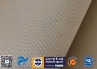 China High Density Silica Fabric Brown 1200G 1.3MM Welding Heat Insulation Cloth for sale