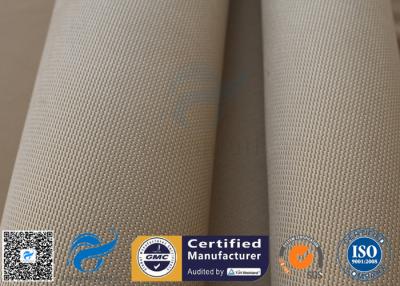 China Brown Silica Fabric 1400℉ 1200G 1.3MM 36