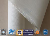 China 1.3MM White High Silica Fabric Heavy Duty 1200℃ 36OZ Durable Fire Blanket Cloth for sale