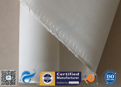 China 1.3MM White High Silica Fabric Heavy Duty 1200℃ 36OZ Durable Fire Blanket Cloth for sale