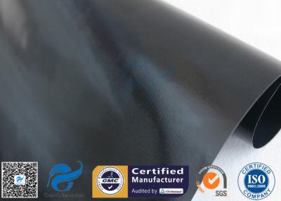 China Black PTFE Coated Fiberglass Fabric 0.12mm 50
