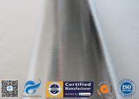 China Heat Reflective 0.43MM 480G Aluminium Foil Fiberglass Cloth SDS Certification for sale