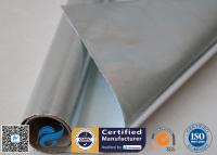China Heat Insulation Durable 880g 0.9mm Aluminium Foil Fiberglass Fabric for sale