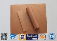 China Non Stick Silicone Baking Mat Copper 33X40CM PTFE Coated BBQ Grill Mat FDA Food for sale