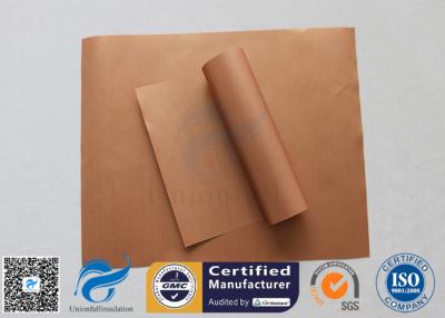 China Non Stick Silicone Baking Mat Copper 33X40CM PTFE Coated BBQ Grill Mat FDA Food for sale