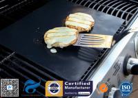 China PTFE BBQ Grill Mat / Non Stick Silicone Baking Mat 15.75x13