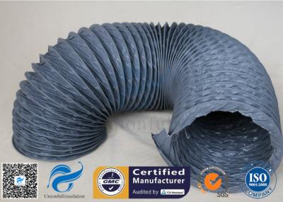 China PVC Coated Fiberglass Flexible Air Duct 150mm Diameter with -50 to 260°C Temperature Range for sale