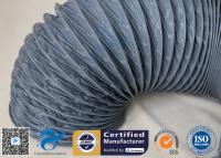 China Fire Resistant PVC Coated Fiberglass Flexible Air Duct 150mm Diameter 5m/10m Length for Ventilation Systems for sale