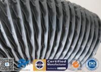 China PVC Coated Fiberglass Ventilation Hose 150mm/200mm Diameter with 260°C Heat Resistance for HVAC Systems for sale