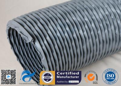 China PVC Coated Fiberglass Fabric Waterproof Flexible Ventilation Air Duct 200MM 260℃ for sale