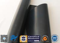 China 0.25mm Black PTFE Coated Fiberglass Fabric - 520g/m² Weight, 40cm/100cm Width Options, FDA Food Grade for sale