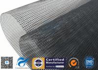China PTFE Coated Fiberglass Fabric 4X4MM Black Heat Tunnel Conveyor Belt for sale
