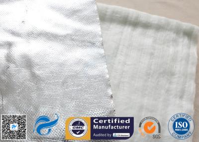 China Aluminium Foil Fiberglass Needle Mat E Glass 25MM White 800℃ Heat Insulation for sale