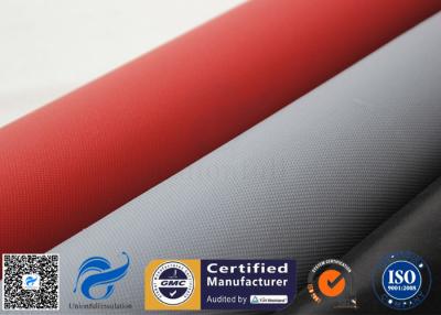 China Red Silicone Coated High Silica Cloth Fiberglass Fabric 750gsm Heat Resistant for sale