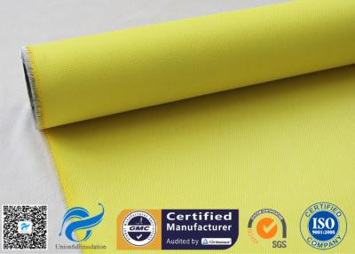 China Yellow High Temperature Lightweight Fiberglass Cloth For Waterproofing 530gsm 127cm for sale