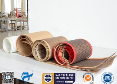 China 560gsm 4x4mm PTFE Coated Fiberglass Open Mesh Conveyor Belt for Tortilla Production - 580g/m² Weight, -70°C to +260°C Range for sale