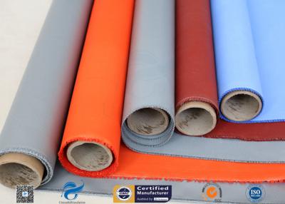 China Plain Weave Silicone Coated Fiberglass Fabric - 280g/m² Density, 0.25mm Thickness for Thermal and Electrical Insulation for sale