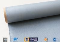 China 1mm Silicone Coated Fiberglass Fabric - 1050g/m² Fireproof Thermal Insulation Material for Industrial Applications for sale