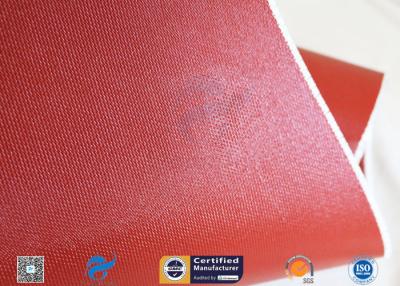 China Silicone Coated Fiberglass Fabric Thermal Insulation Material 1010GSM 51 Inch Width for High Temperature Applications for sale