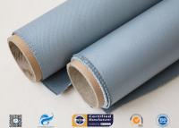 China Grey 31OZ Silicone Coated Fiberglass Fabric Industrial Heat Resistant Blanket for sale