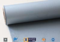 China 960GSM Silicone Coated Fiberglass Fabric Grey 0.65MM Heat Insulating Cloth for sale