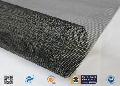 China 4x4mm PTFE Coated Open Mesh Fiberglass Food Grade Conveyor Belt for sale