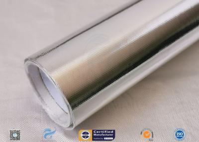 China 260℃ Tear Resistance 12.6oz Aluminium Foil Coated Fiberglass Fabric for sale
