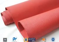 China 1010g Red Silicone Coated Fiberglass Fabric 1mm Electrical Insulation Durable for sale