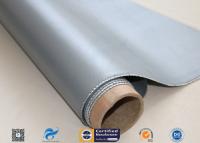 China 800g Silicone Coated Fiberglass Fabric For Engineering Thermal Insulation for sale