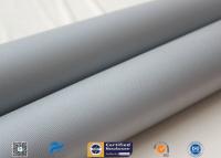 China Grey Silicone Coated Fiberglass Fabric Expansion Joint 900g/m2 26.5oz 0.85mm Thick Industrial Insulation Material for sale