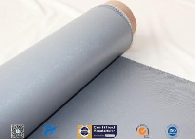 China 900g/m2 Grey Silicone Coated Fiberglass Fabric For Heat Insulation 0.85mm Thickness for sale